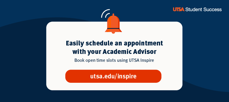 UTSA Inspire allows students to connect with academic advisors - UT San ...